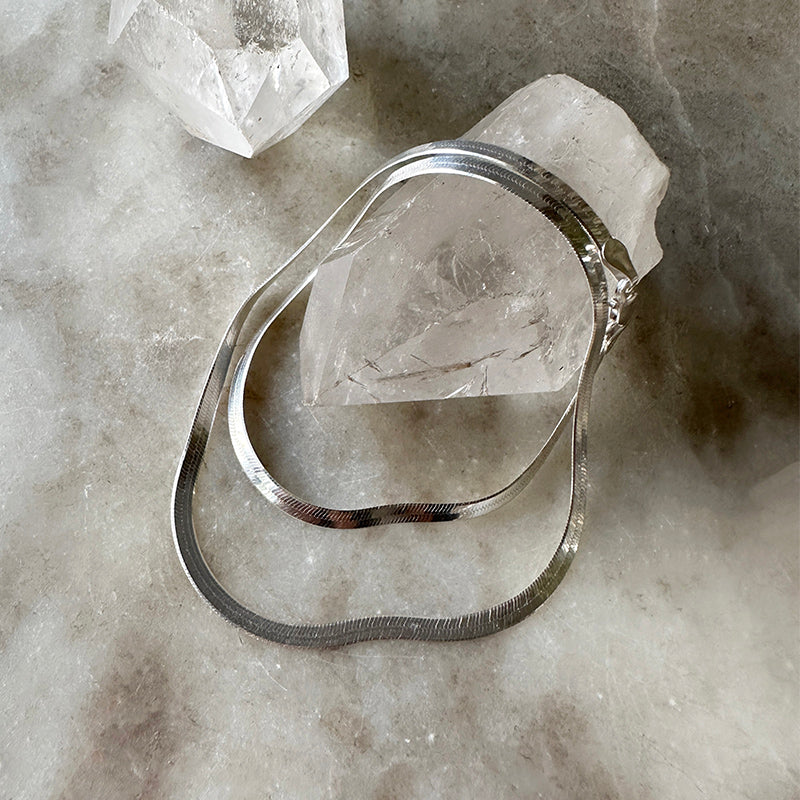 Liquid Silver Chain Necklace – Robindira Unsworth