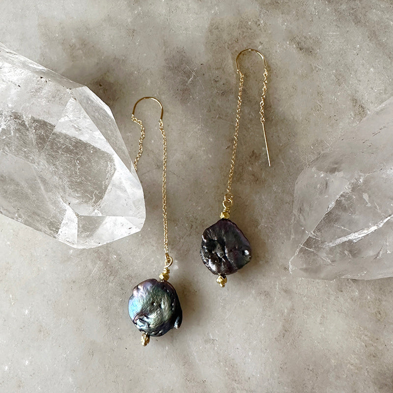 Athena Moss Aquamarine Earrings – Robindira Unsworth