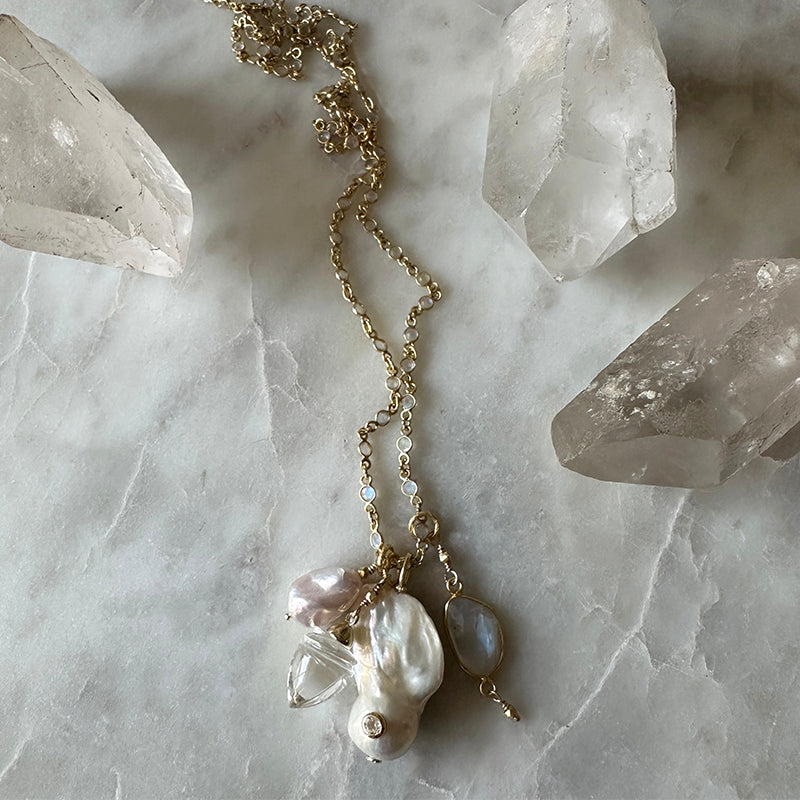 Beatrice Cluster Necklace – Robindira Unsworth