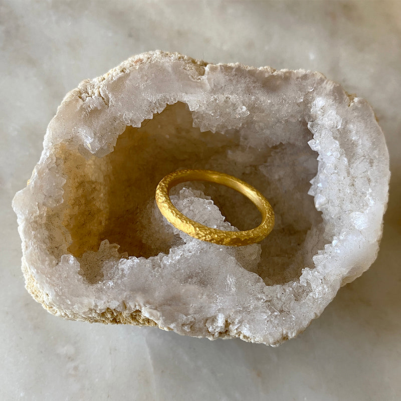 Robindira Unsworth Elio Golden Stacking Ring